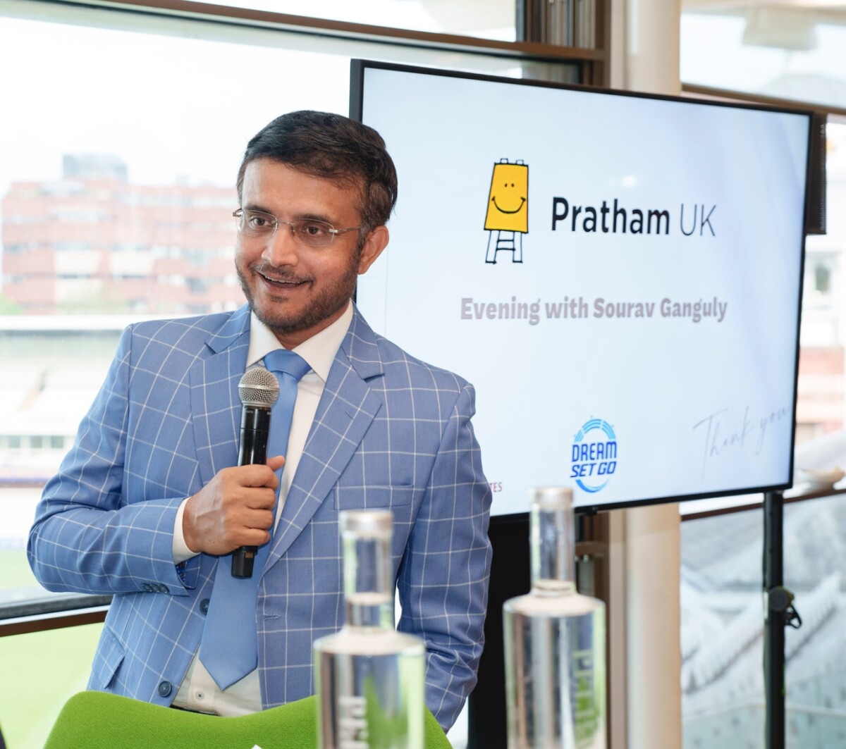 Pratham UK delights charity supporters for a special evening with legend cricketer Sourav ...